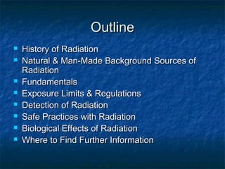 Han 476 basic radiation safety training awareness | PPT