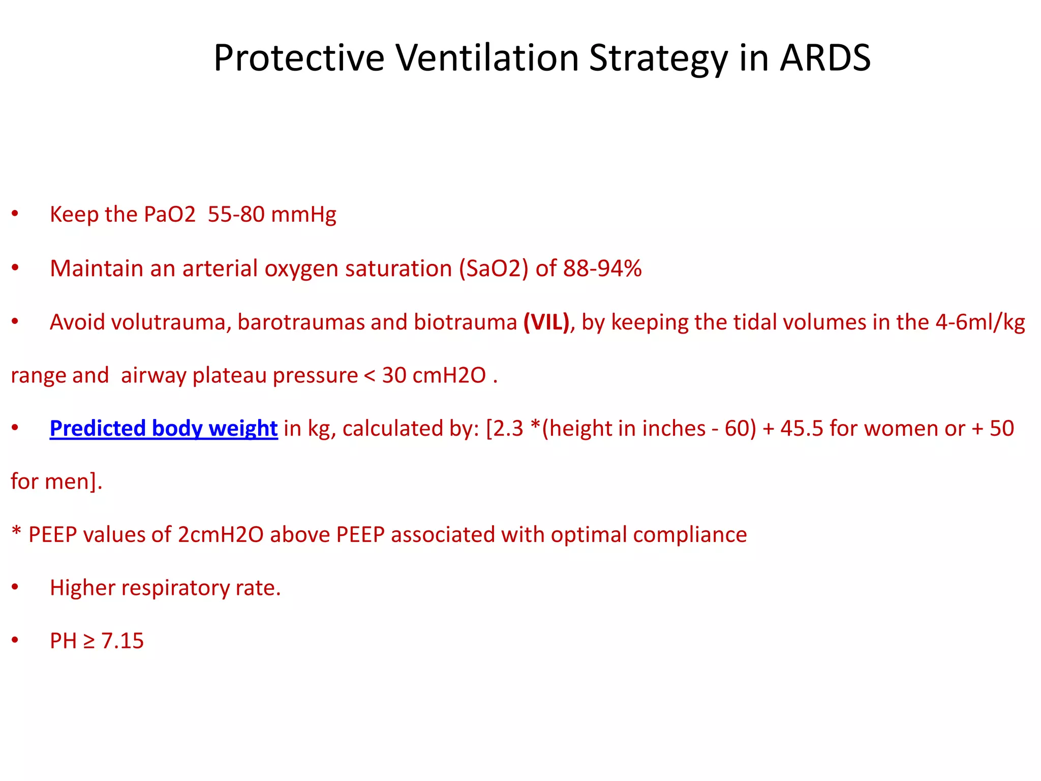 ARDS management | PDF