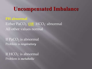 arterial blood gas analysis | PPTX