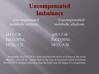 arterial blood gas analysis | PPTX