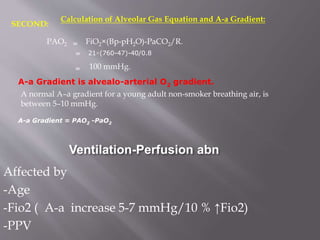 arterial blood gas analysis | PPTX