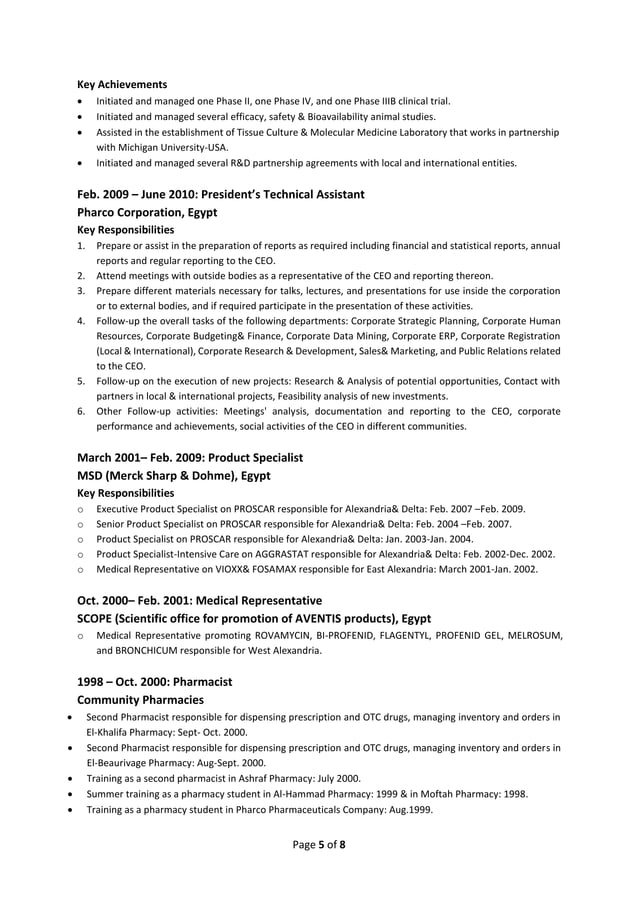 Hanaa cv 1 dec 2017 | PDF