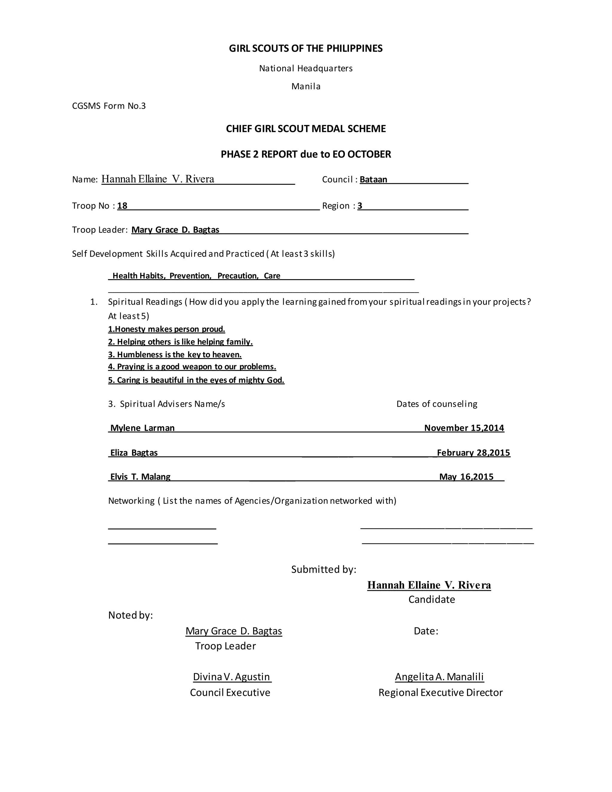 Hana cgsms form | DOCX