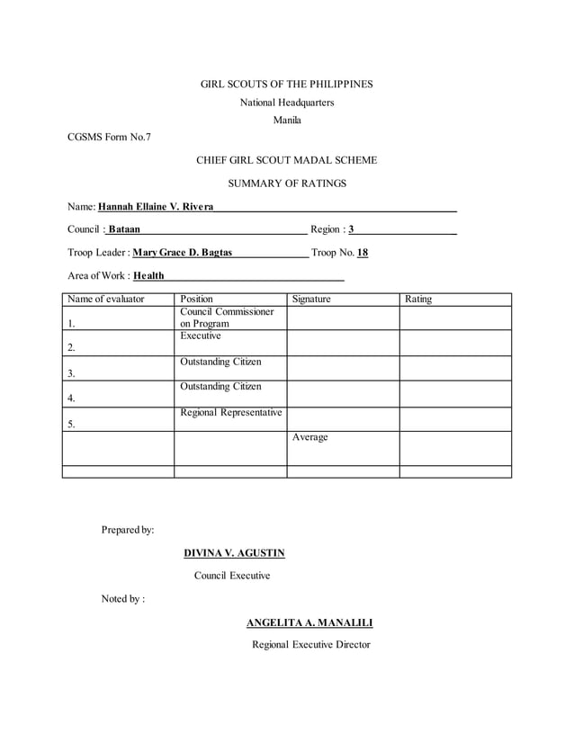 Hana cgsms form | PDF