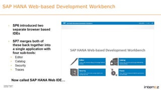 SAP HANA native development | PPTX
