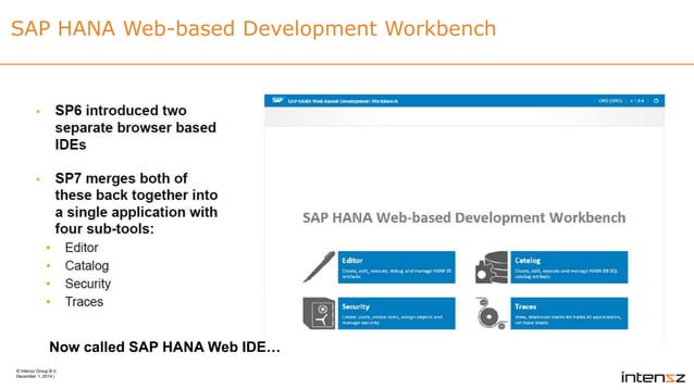 SAP HANA native development | PPTX