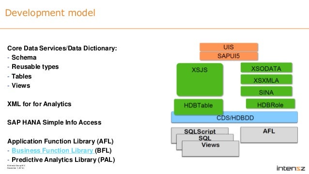 SAP HANA native development
