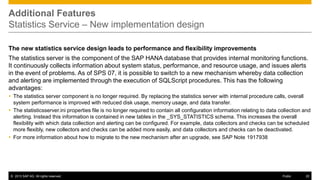HANA SPS07 Administration & Monitoring | PPT