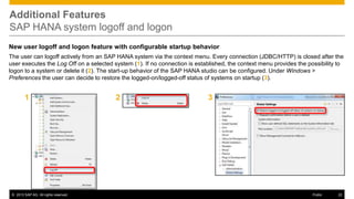 HANA SPS07 Administration & Monitoring | PPT