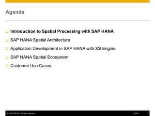 HANA SPS07 Geospatial Processing | PPT