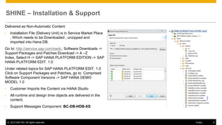 HANA SPS07 Shine | PPTX