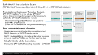 SAP HANA SPS08 Platform Lifecycle Management | PPTX