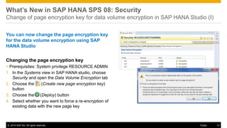SAP HANA SPS08 Security | PPTX