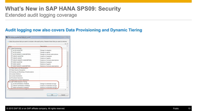 SAP HANA SPS10- Security | PPT