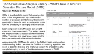 SAP HANA SPS10- Predictive Analysis Library and Application Function Modeler | PPT