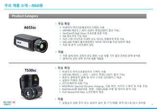 한컴MDS_FLIR 열화상 카메라 주요 제품 소개 | PDF