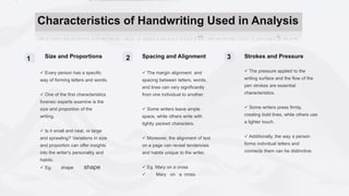 Handwriting and its Characteristics.pptx