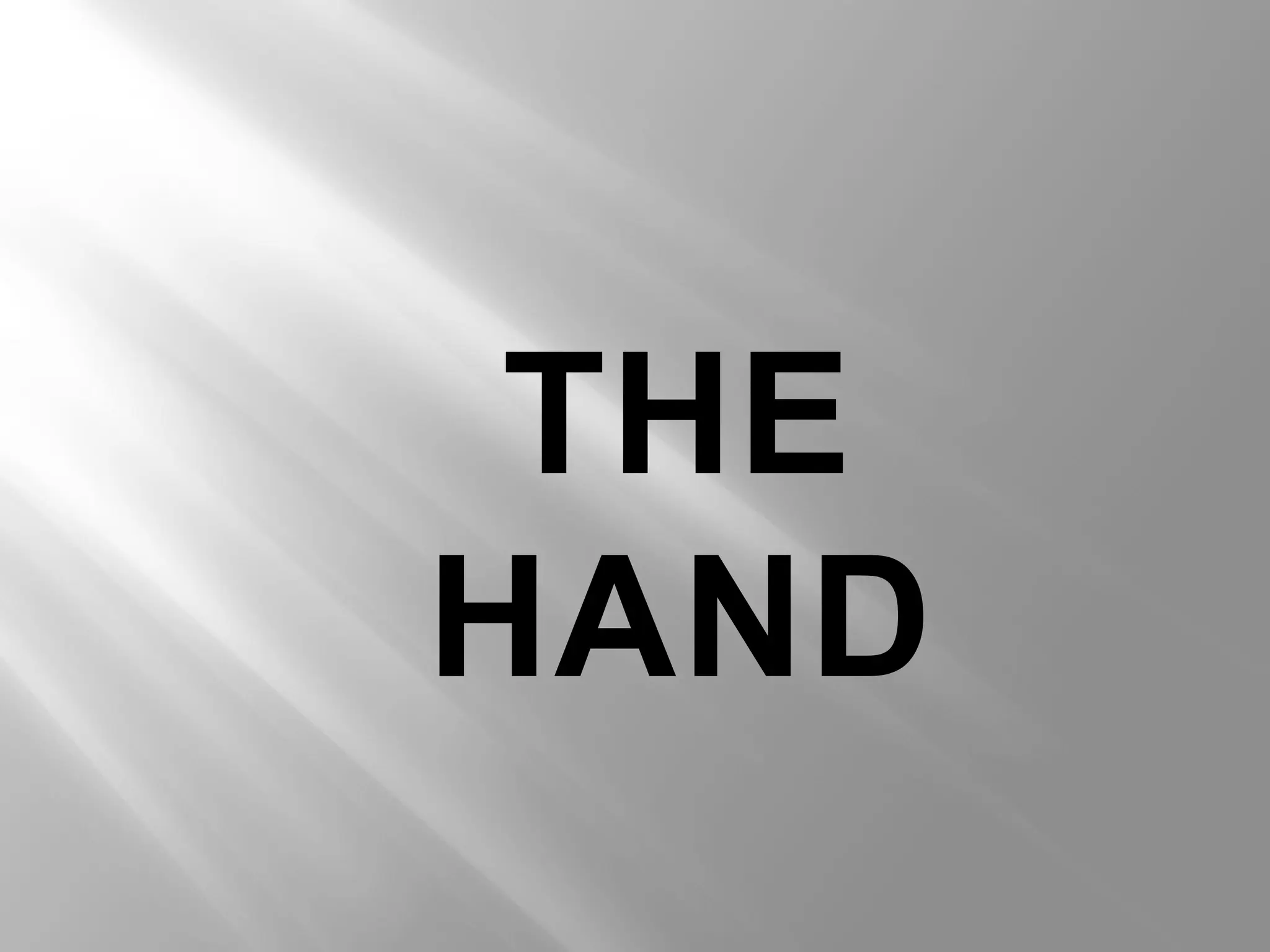 anatomy of the hand and its blood supply.ppt