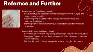 Dugri Hand Jewellery indian craftmanship | PDF