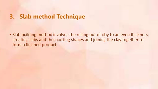 HAND-BUILT CERAMIC TECHNIQUES.pptx | Woodworking | Arts and Crafts