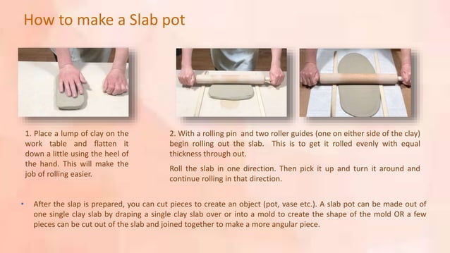 HAND-BUILT CERAMIC TECHNIQUES.pptx | Woodworking | Arts and Crafts