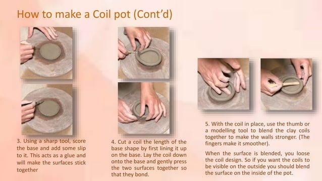 HAND-BUILT CERAMIC TECHNIQUES.pptx | Woodworking | Arts and Crafts