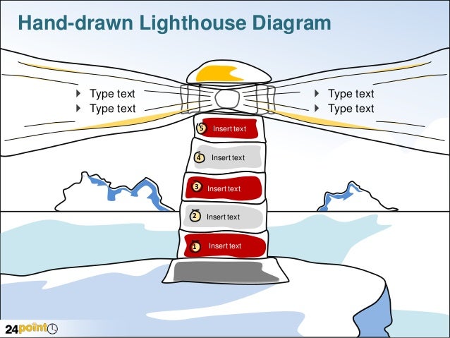 Hand Drawn Lighthouse Diagram