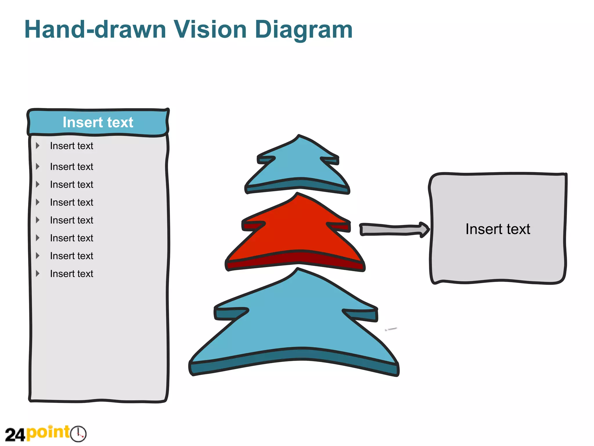 Hand-drawn Vision Diagram - PowerPoint Slides | PPT