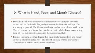 Hand-Foot-and-Mouth-Disease lesson yes thank you | PDF