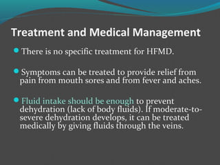 Hand Foot and Mouth Disease (HFMD) - RIS Clinic | PPT