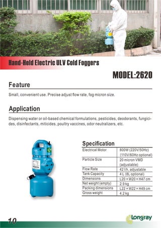 Hand Held Thermal Fogging Machine | PDF