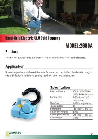 Hand Held Thermal Fogging Machine | PDF