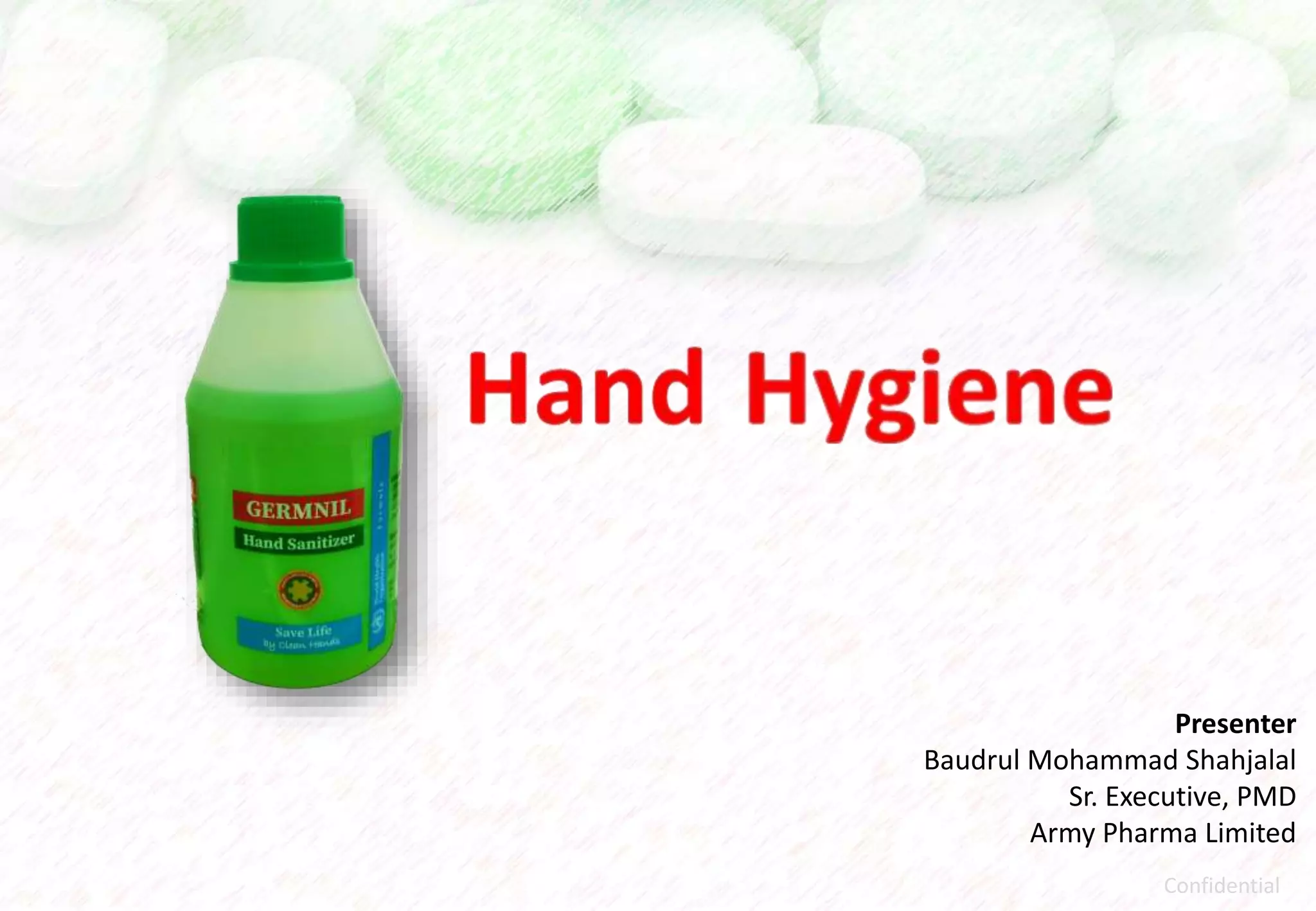 Proper Hand hygiene guidelines | PPTX