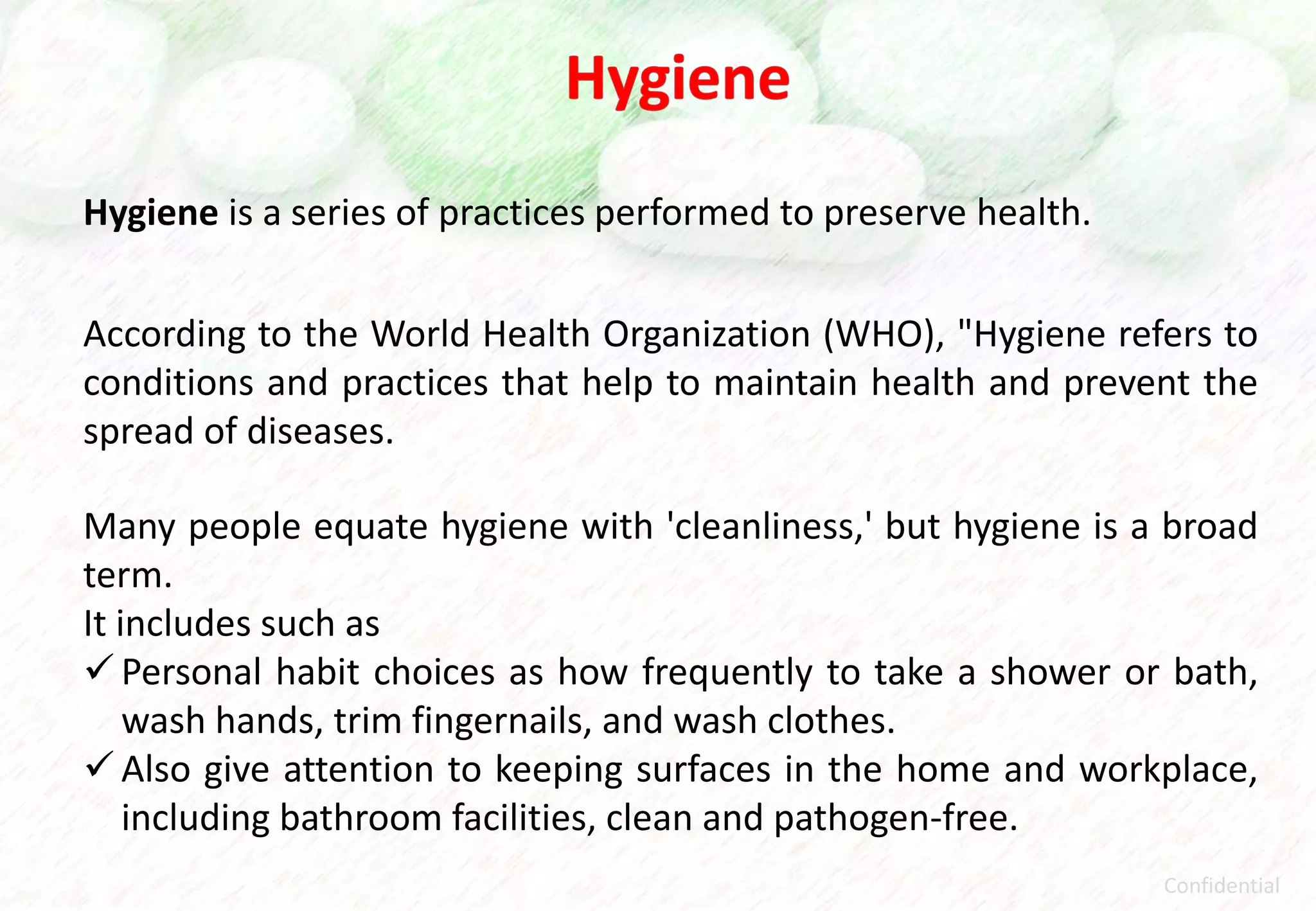 Proper Hand hygiene guidelines | PPTX