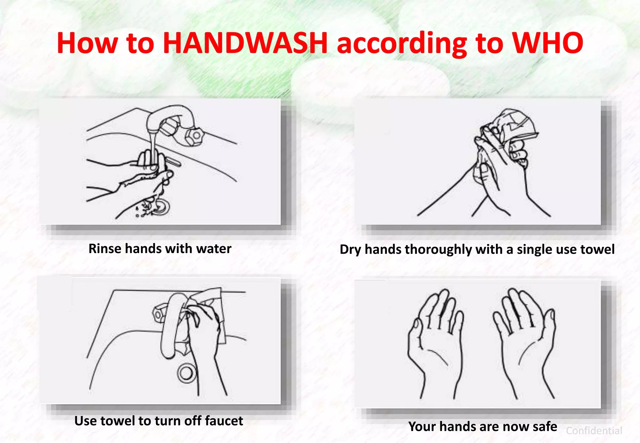 Proper Hand hygiene guidelines | PPTX