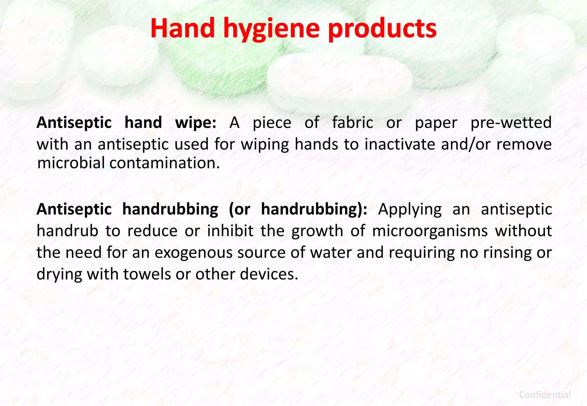 Proper Hand hygiene guidelines | PPTX