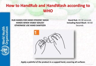 Proper Hand hygiene guidelines | PPTX
