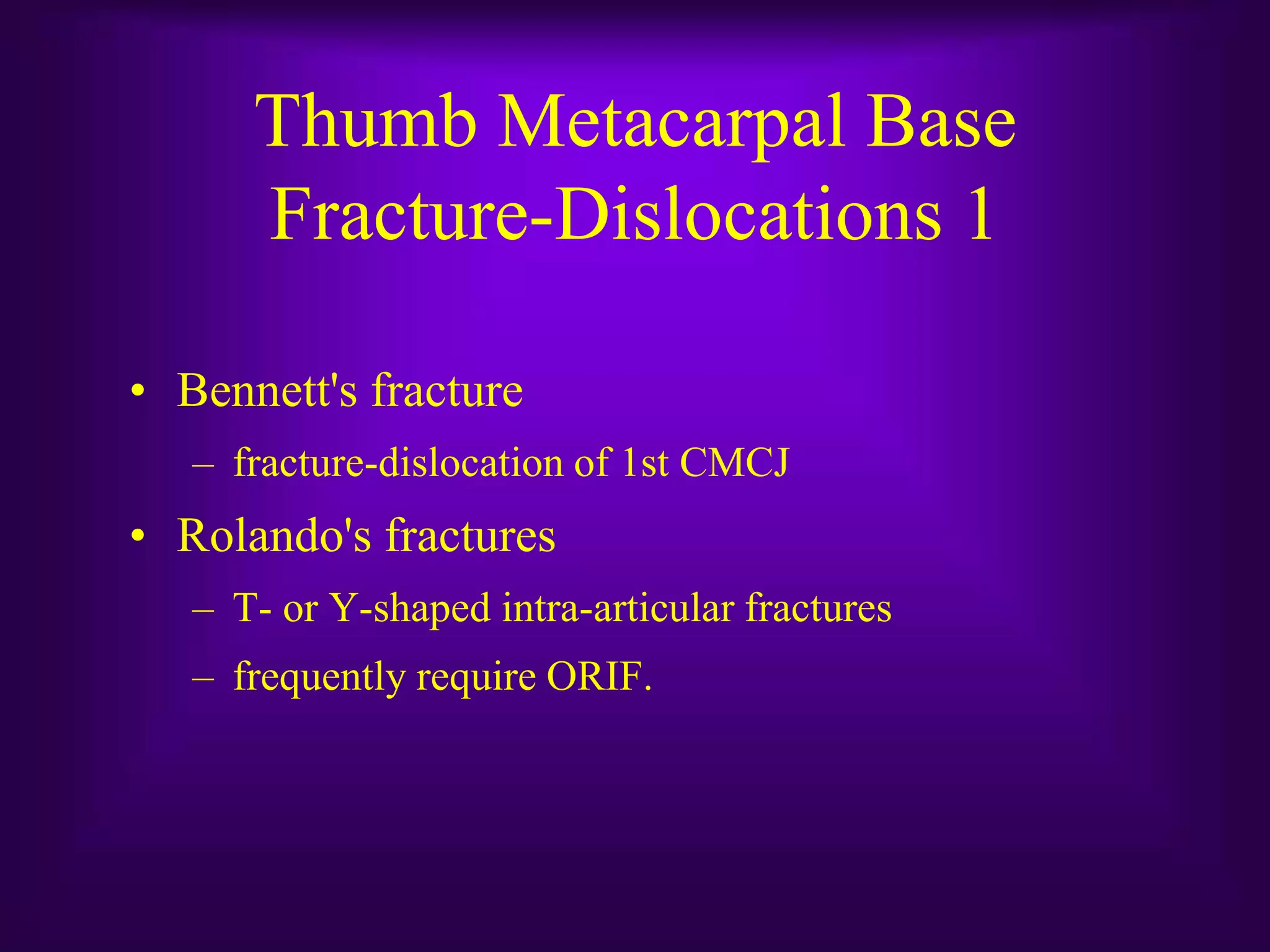 Hand injuries | PPSX