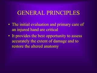 Hand injuries | PPSX