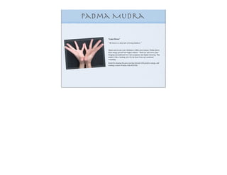 Therapeutic Hand Mudras for benefit of all | PDF