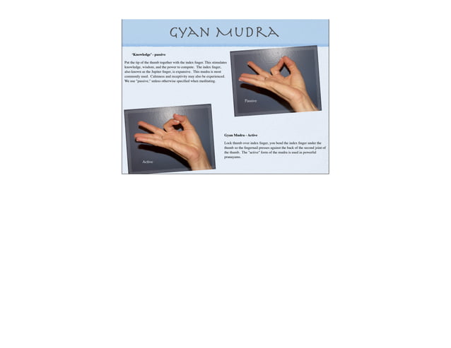 Therapeutic Hand Mudras for benefit of all | PPT