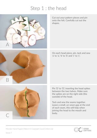 Hand puppet | PDF | Needlework | Arts and Crafts