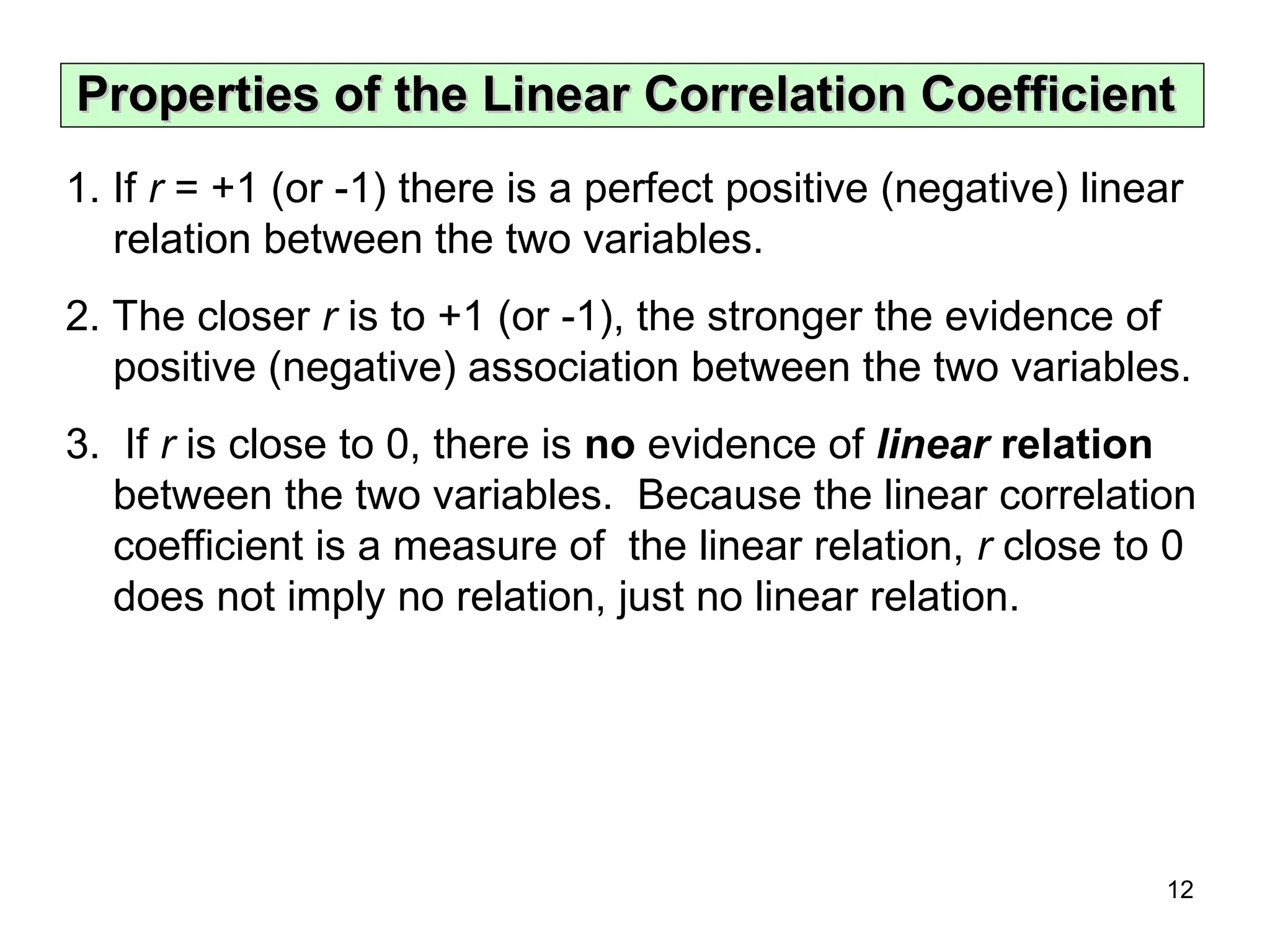 Describing the Relation Between Two Variables | PPT