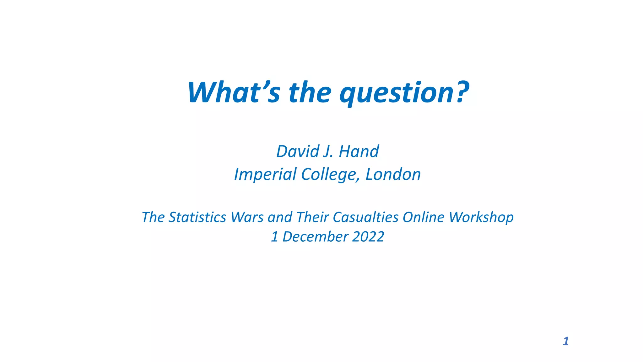 What's the question? | PPT