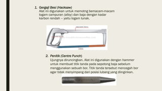 Pengenalan Peralatan Tangan Pada Teknik Otomotif | PPTX