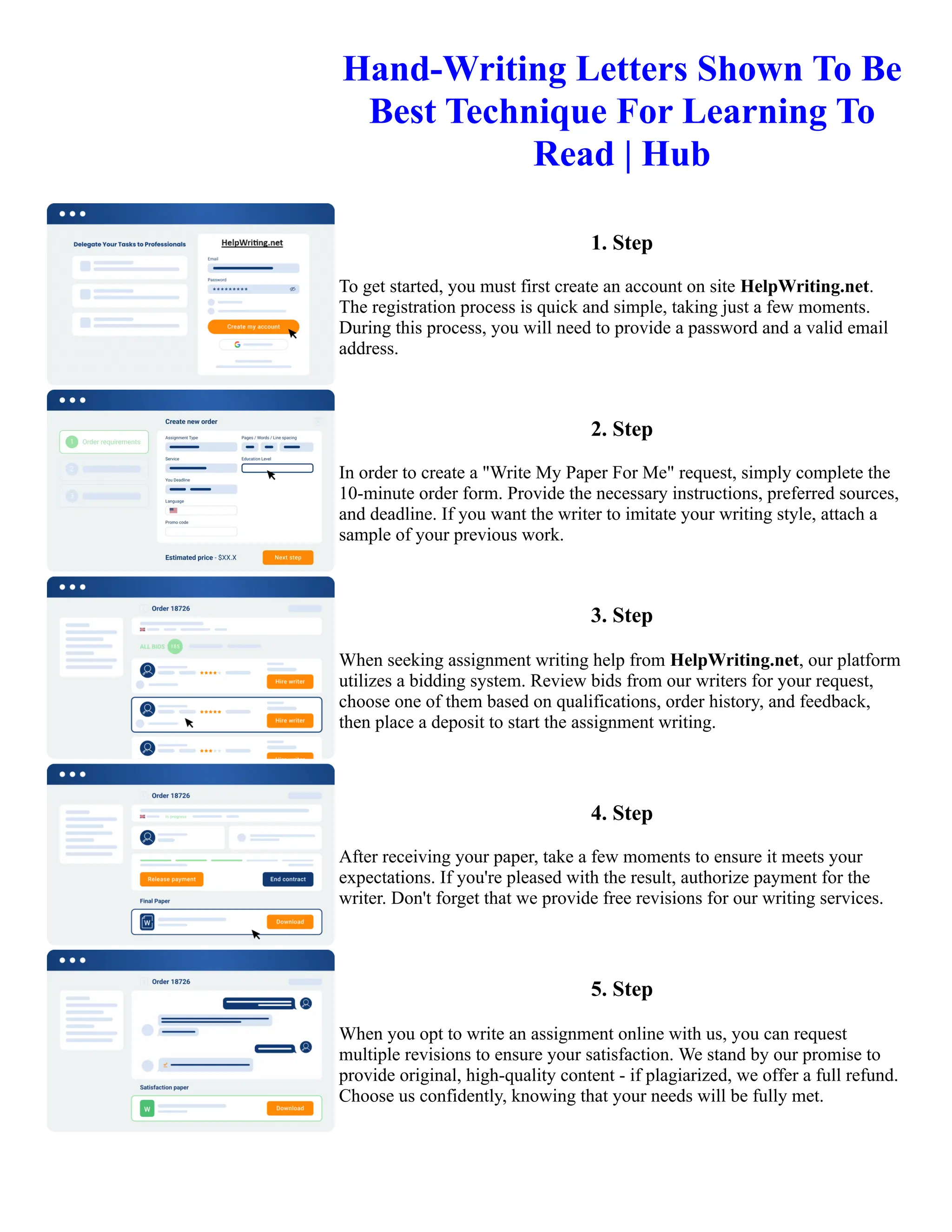 Hand-Writing Letters Shown To Be Best Technique For Learning To Read ...