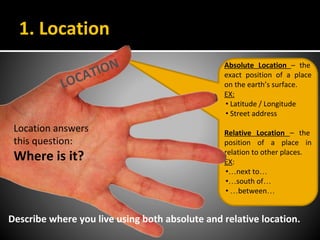 Hand 5 themes_of_geography | PPT