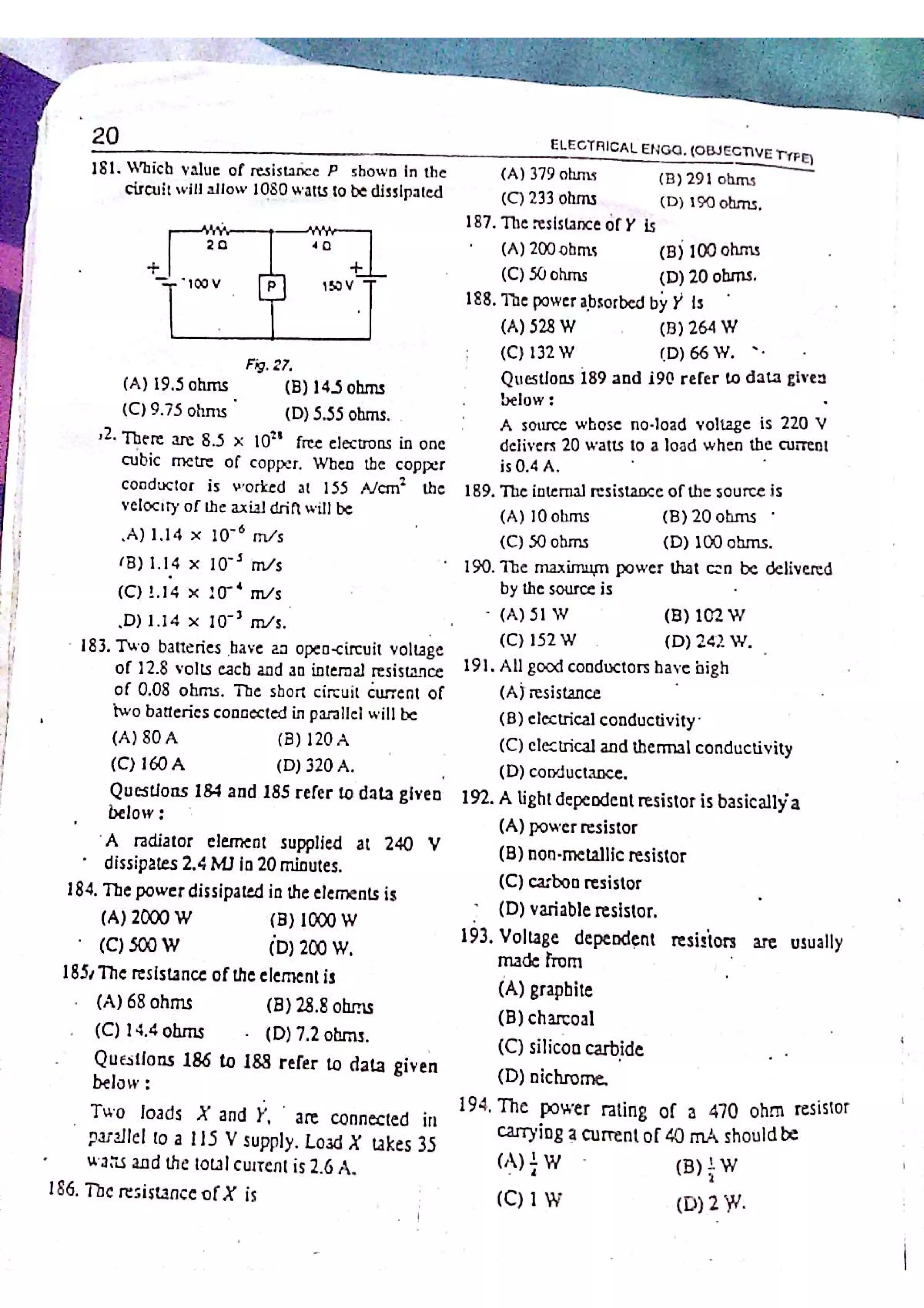 Electrical Engineering by Handa | PDF