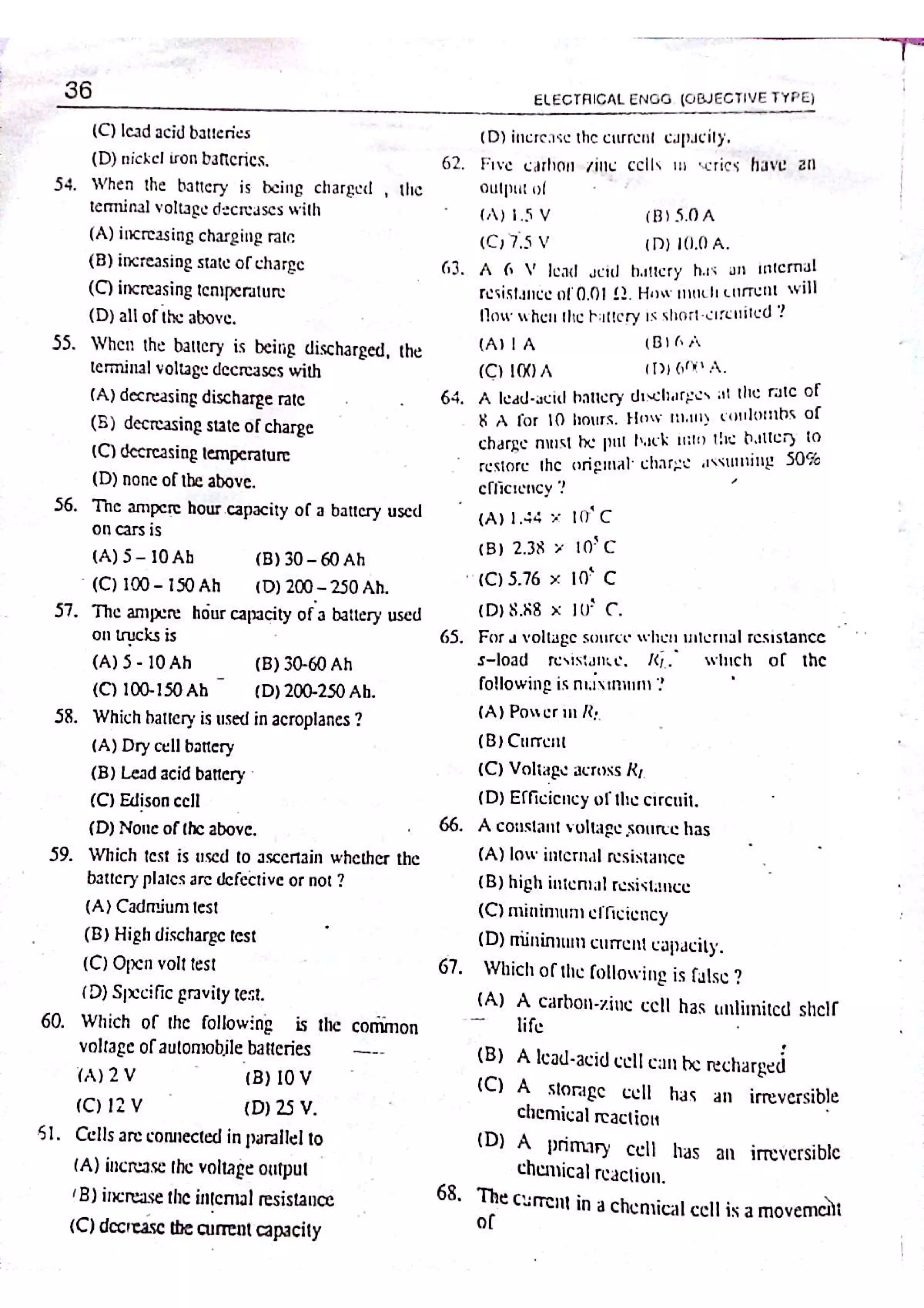 Electrical Engineering by Handa | PDF