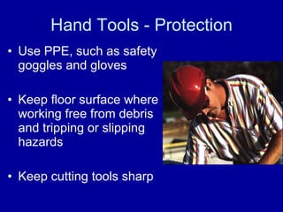 Hand and Power Tools General Safety Lecture 22 | PPT | Woodworking ...